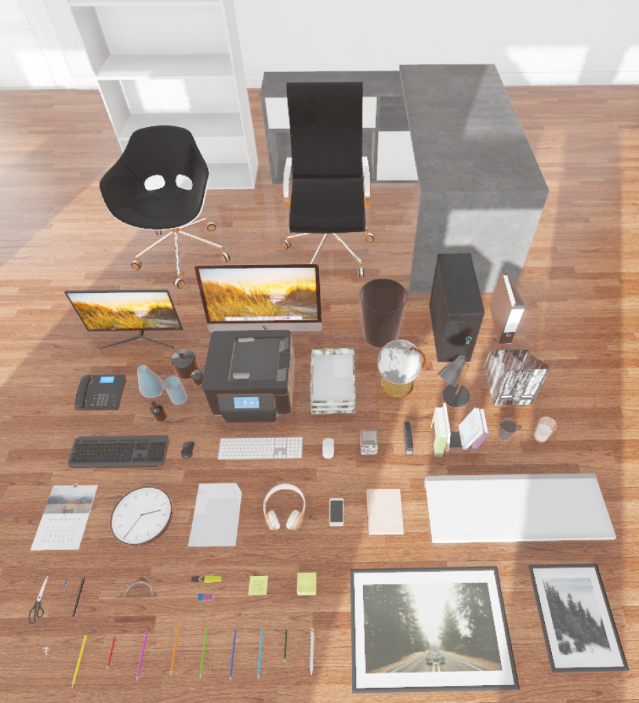 Office Props Package – Godot Assets Marketplace