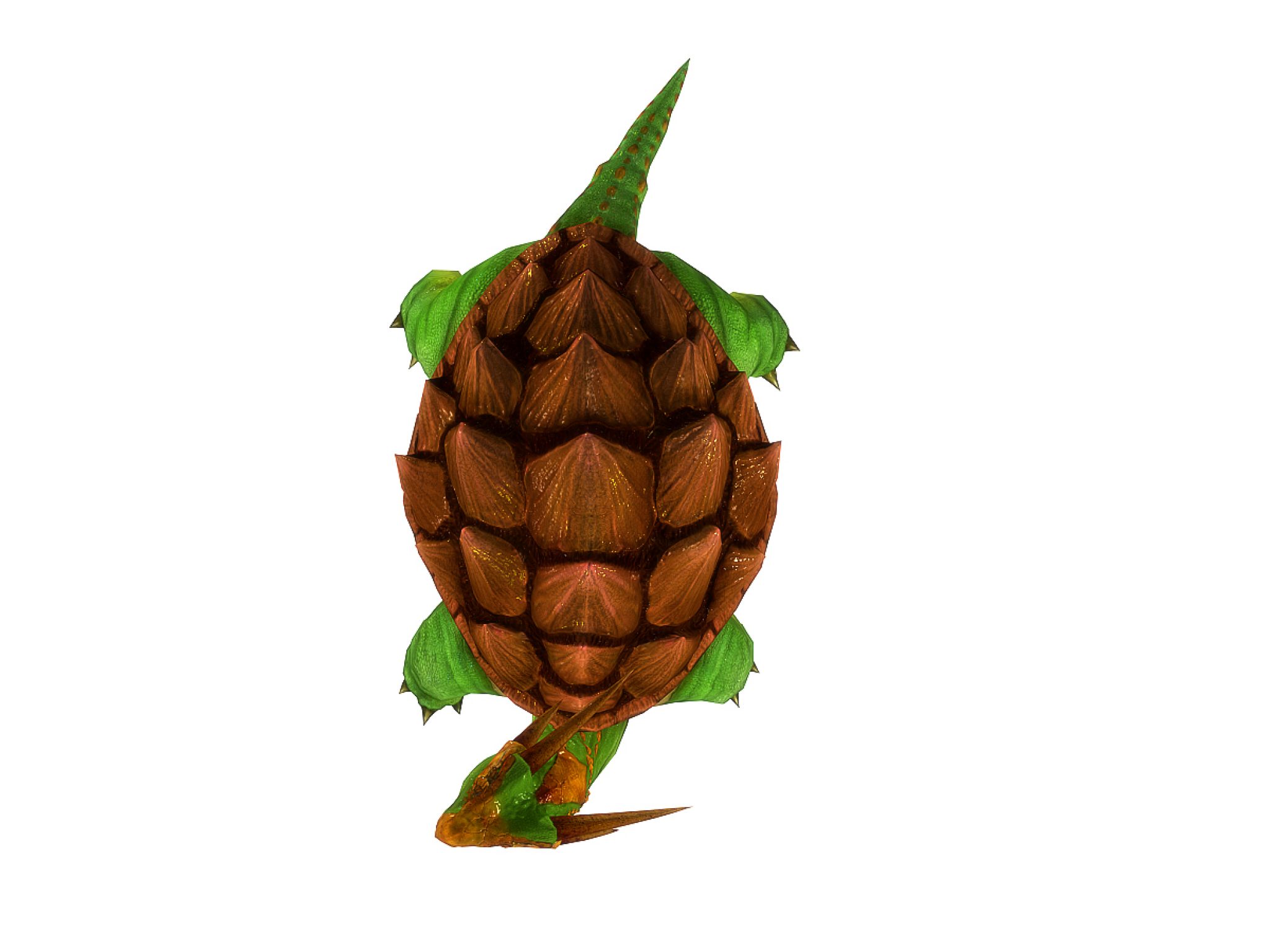 3DRT – Dragon Turtle Low-poly 3D model – Godot Assets Marketplace