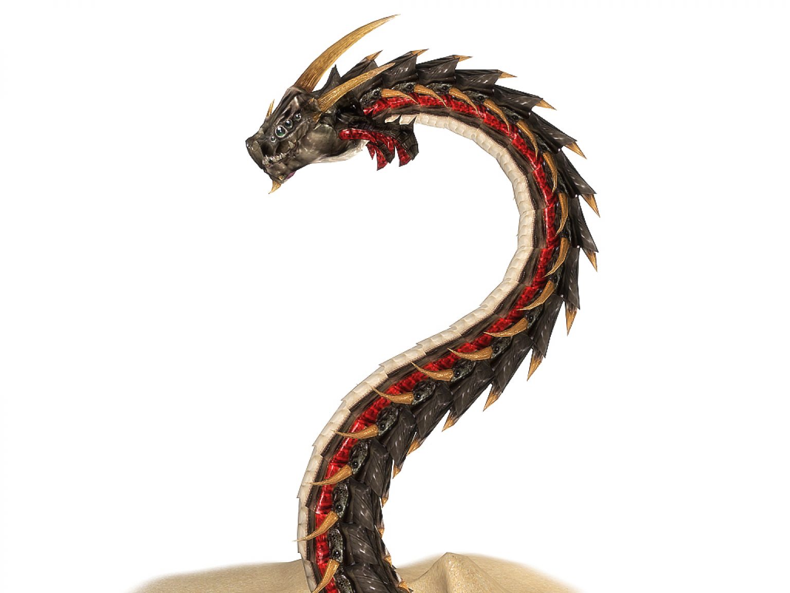 3DRT – Dragon Worm Low-poly 3D model – Godot Assets Marketplace