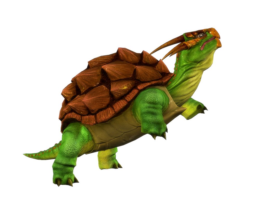 3DRT – Dragon Turtle Low-poly 3D model – Godot Assets Marketplace