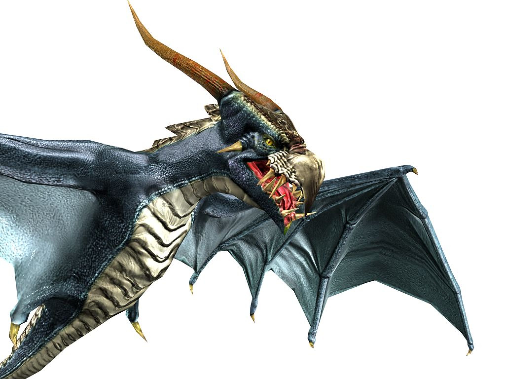 Dragon Bat Low-poly 3D model – Godot Assets Marketplace