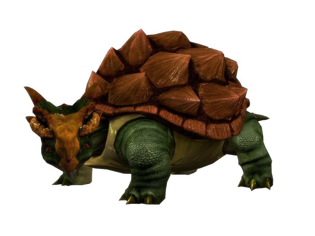 3DRT – Dragon Turtle Low-poly 3D model – Godot Assets Marketplace