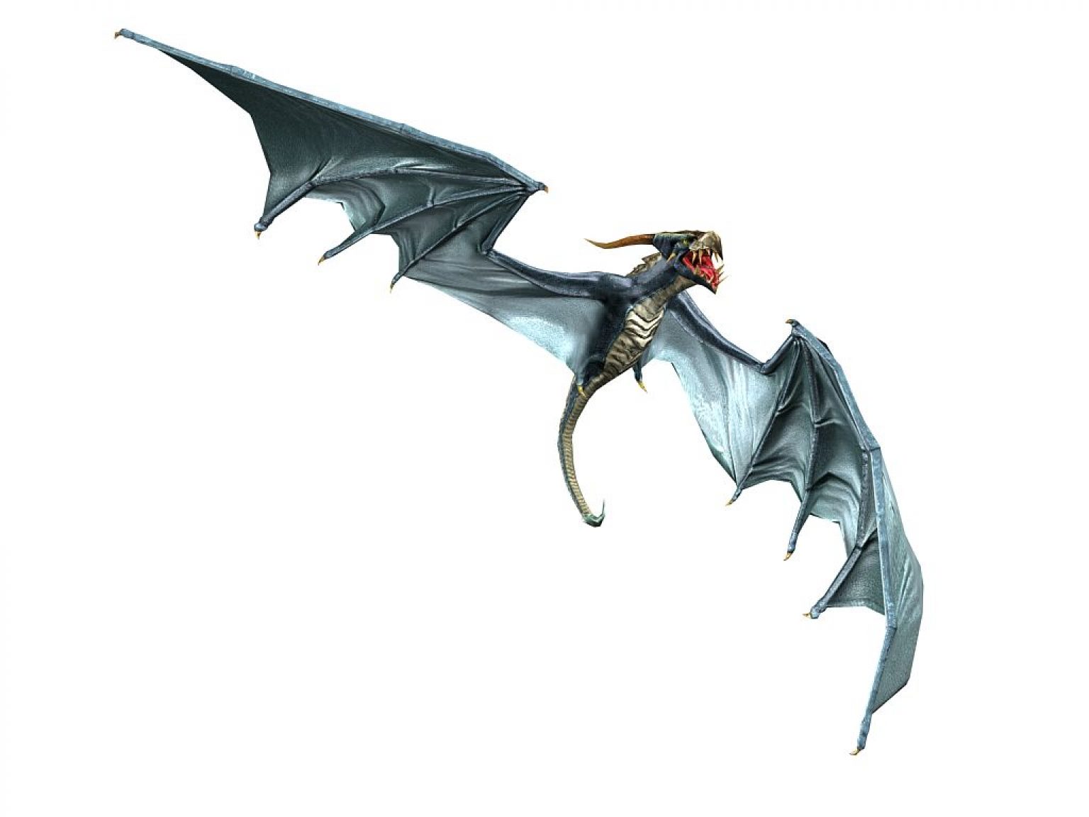 Dragon Bat Low-poly 3D model – Godot Assets Marketplace