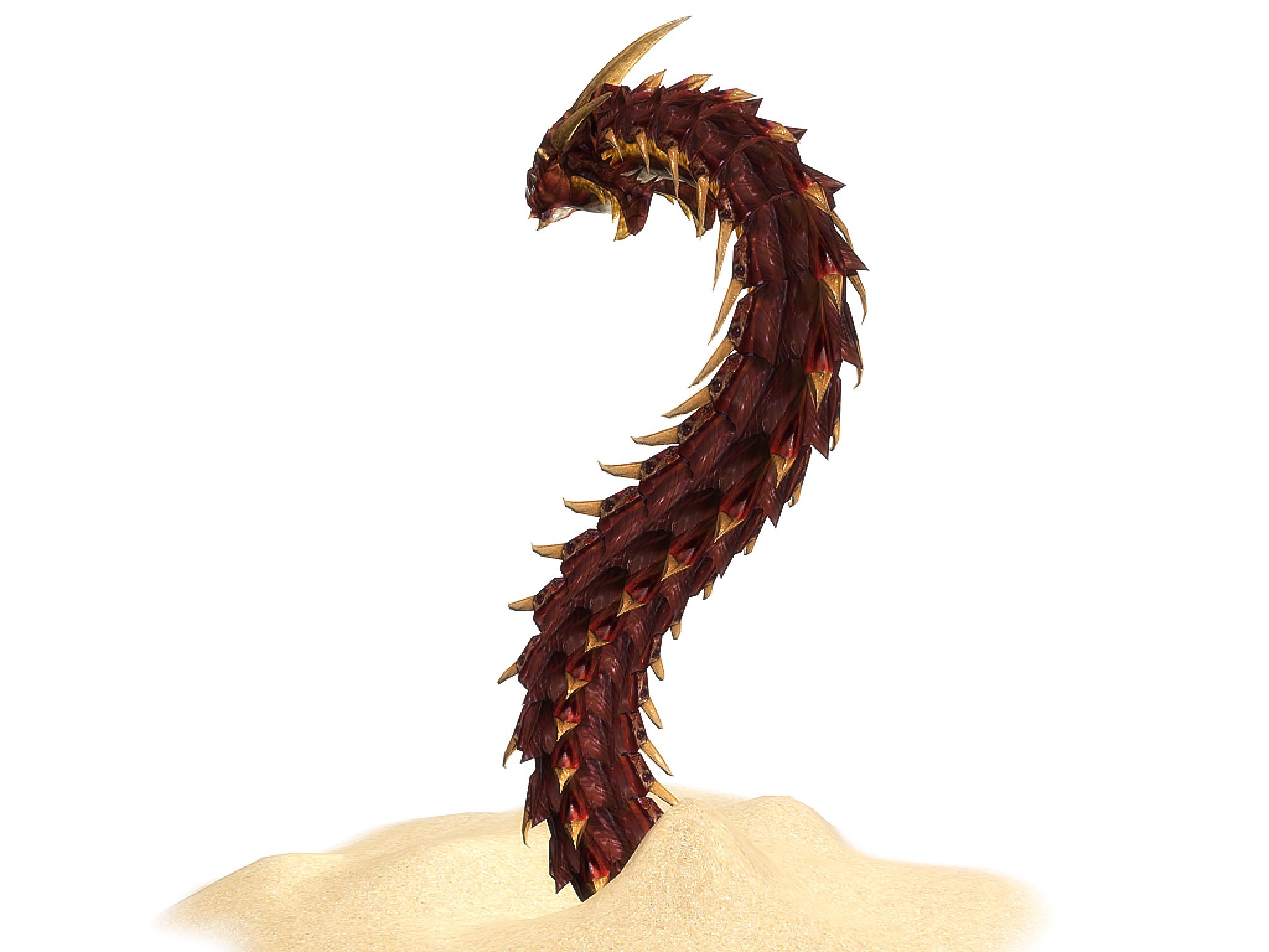 3DRT – Dragon Worm Low-poly 3D model – Godot Assets Marketplace