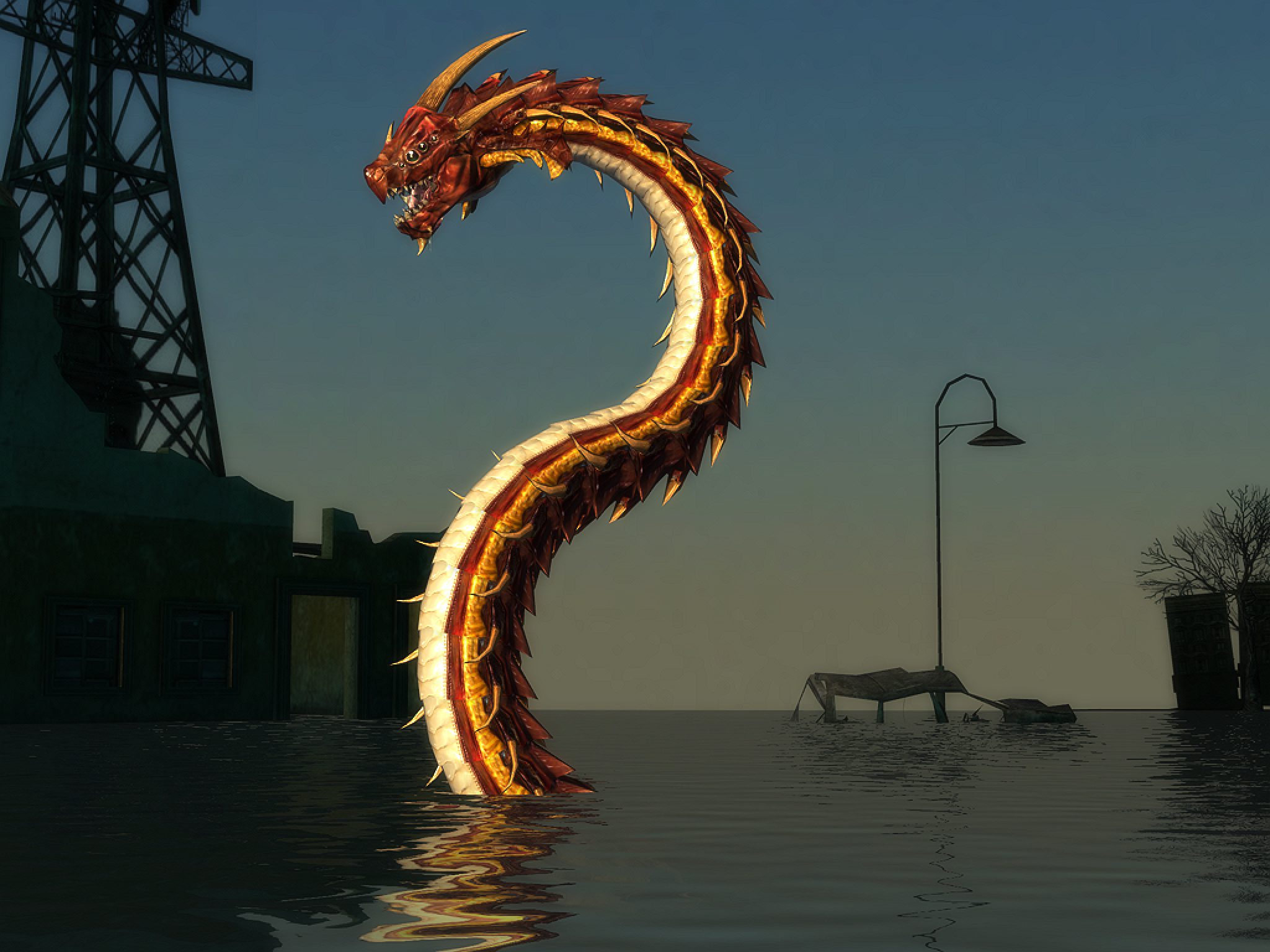 3DRT – Dragon Worm Low-poly 3D model – Godot Assets Marketplace