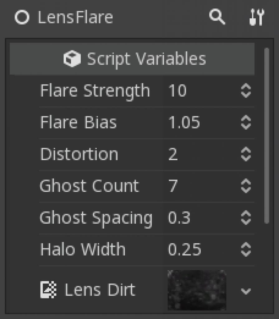 Lens Flare VFX – Godot Assets Marketplace