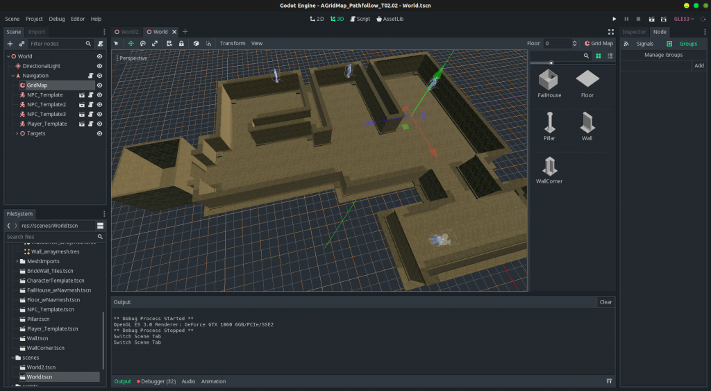 3D GridMap and non GridMap Navmesh Demos – Godot Assets Marketplace