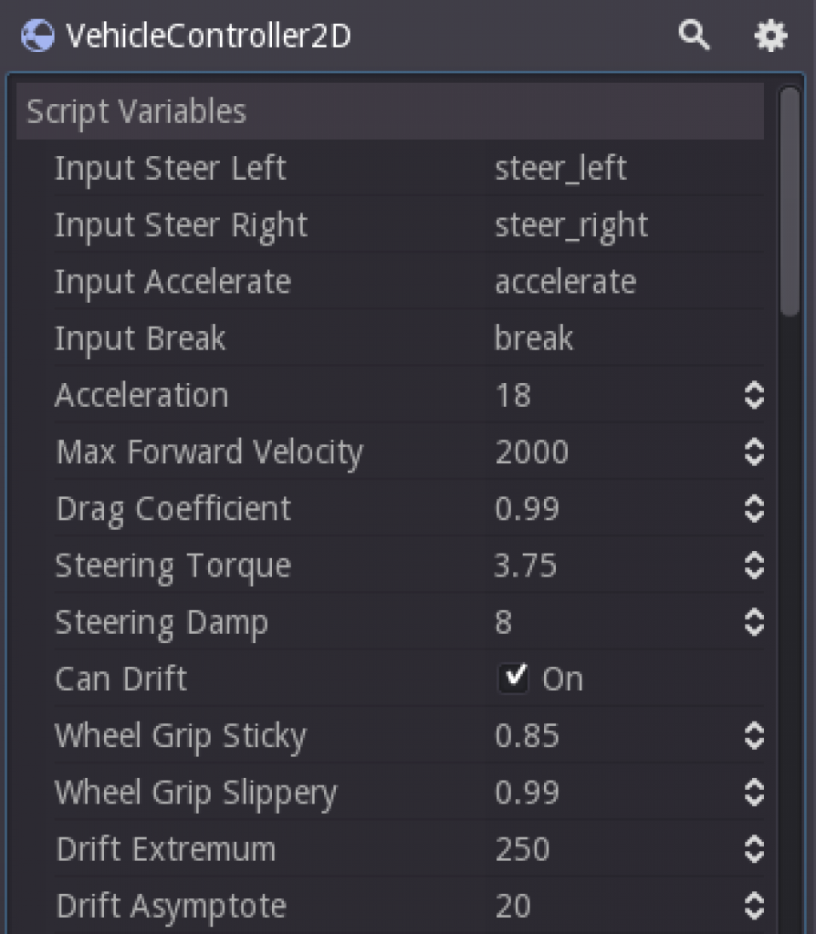 Vehicle Controller 2D – Godot Assets Marketplace