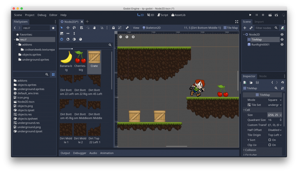 TexturePacker Importer (SpriteSheet, AtlasTexture, TileSet) – Godot ...