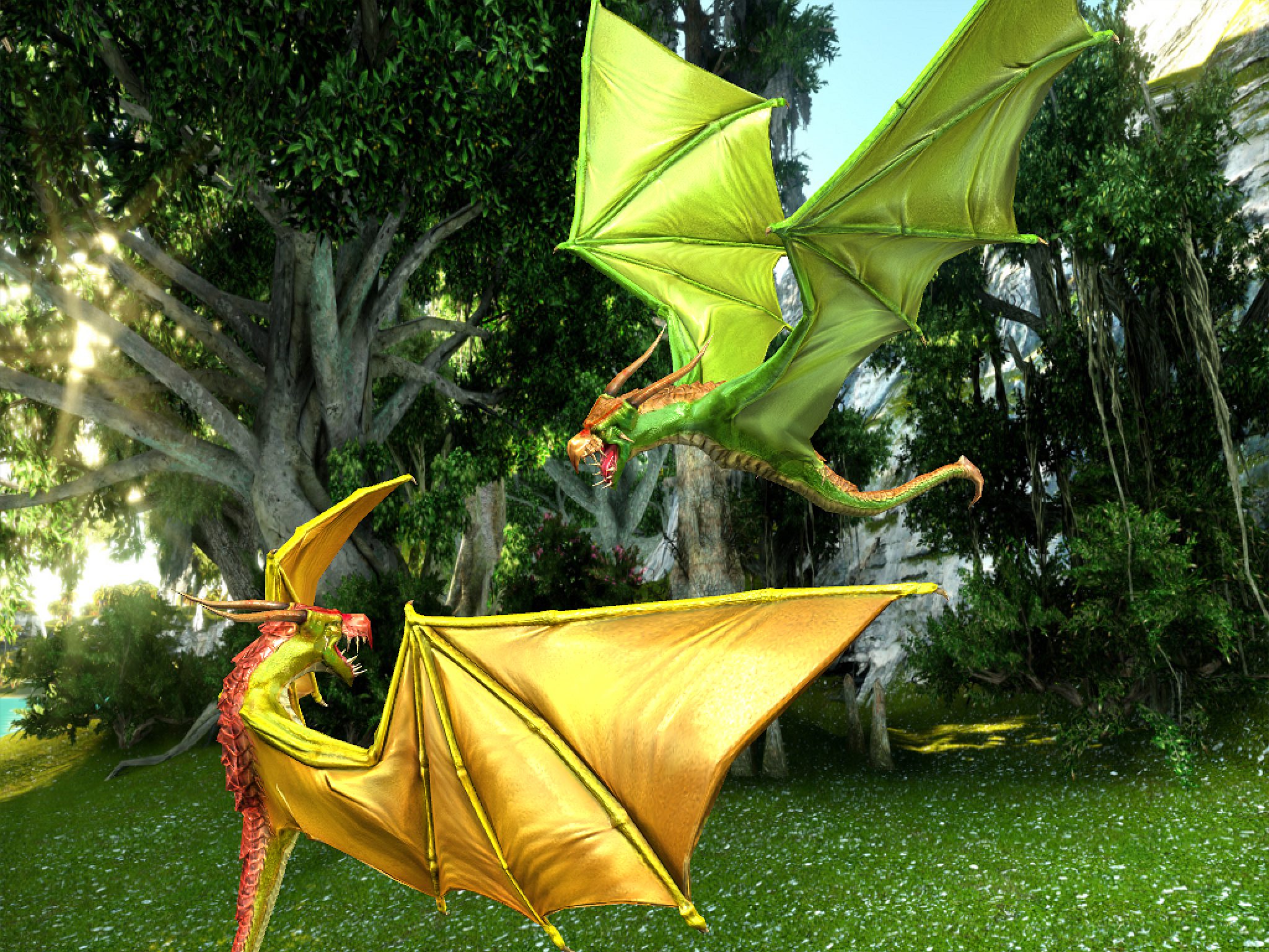 Dragon Bat Low-poly 3D model – Godot Assets Marketplace