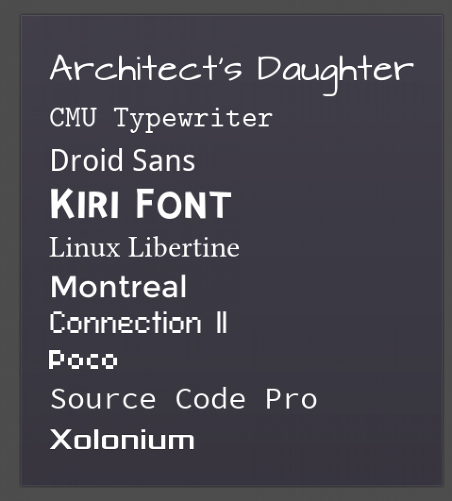 Open Font Package – Godot Assets Marketplace