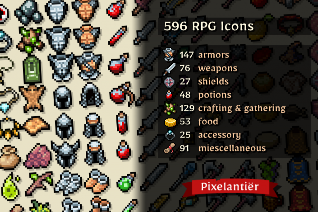 RPG Items – Retro Pack – Godot Assets Marketplace