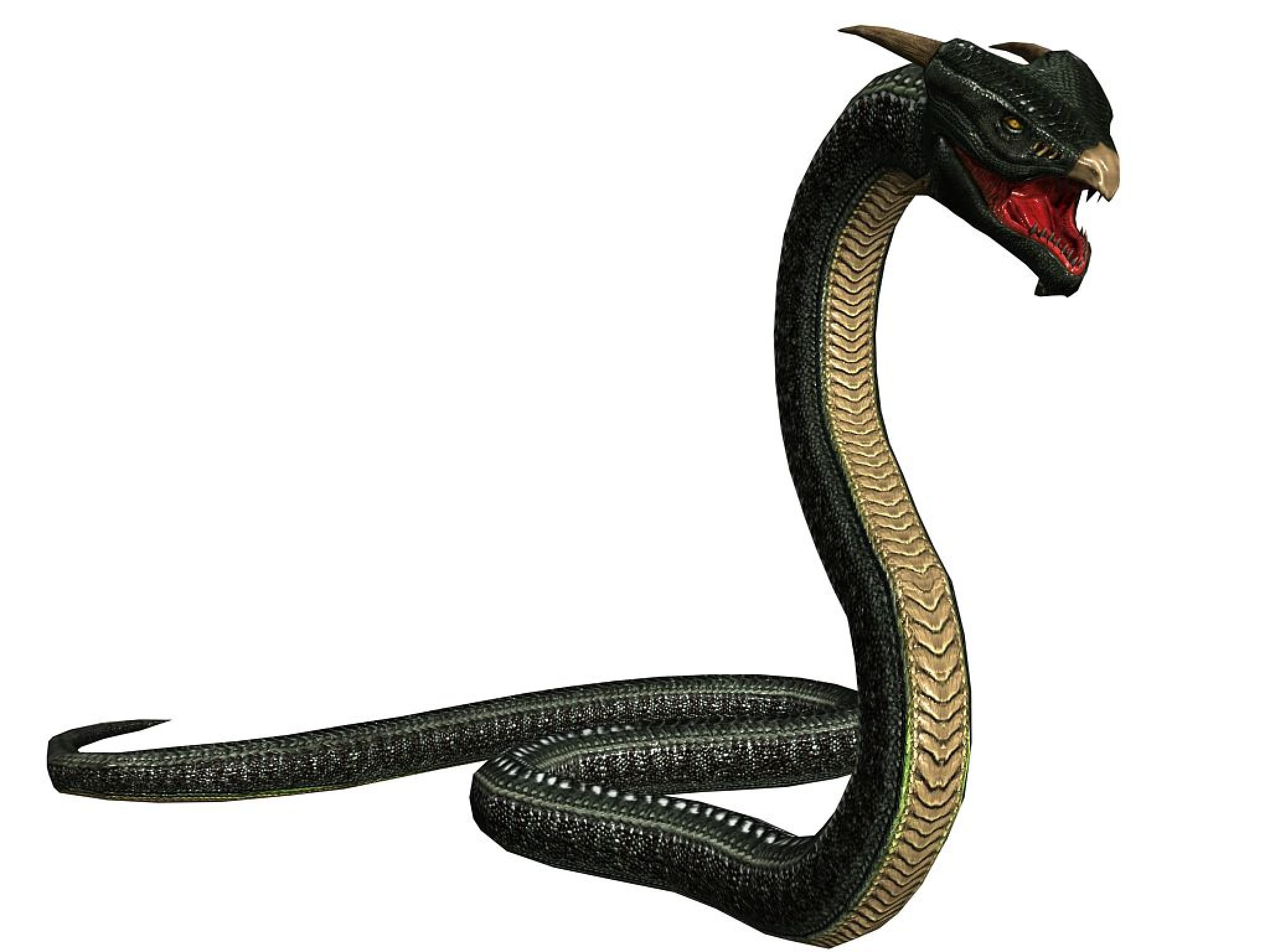 3DRT – Fantasy Snake Low-poly 3D model – Godot Assets Marketplace