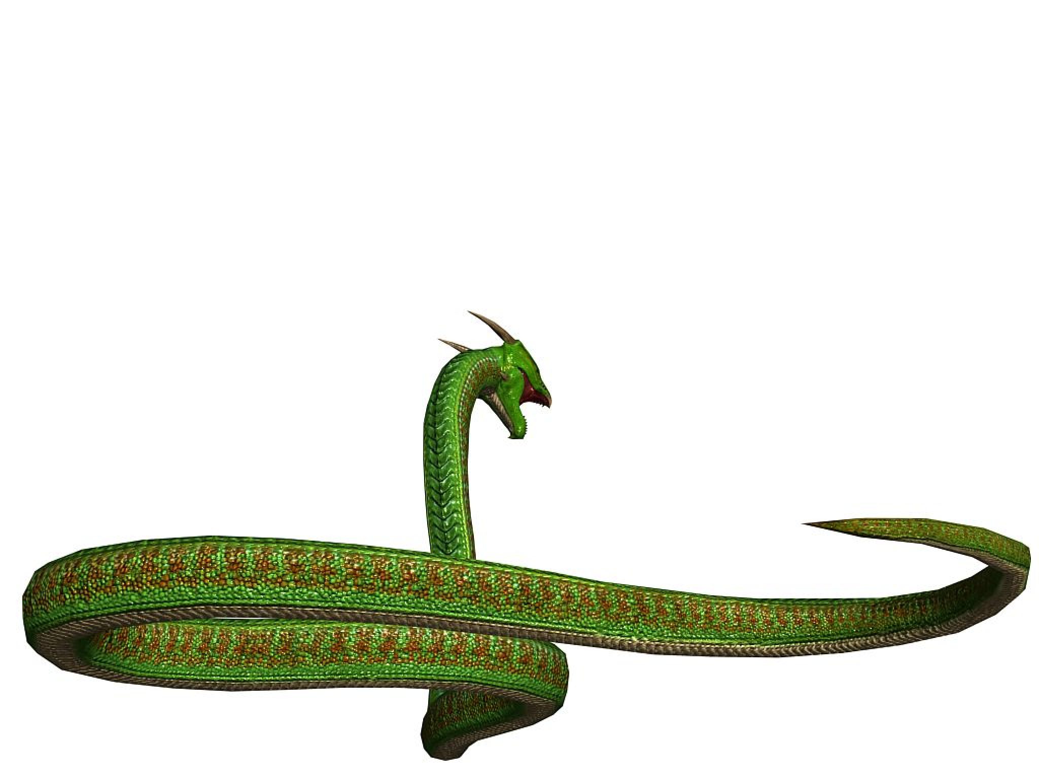 3DRT – Fantasy Snake Low-poly 3D model – Godot Assets Marketplace