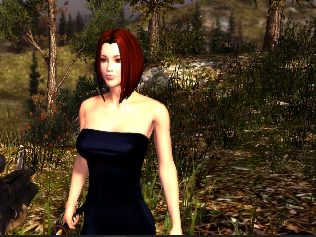 3DRT – Female Ninja Low-poly 3D model – Godot Assets Marketplace