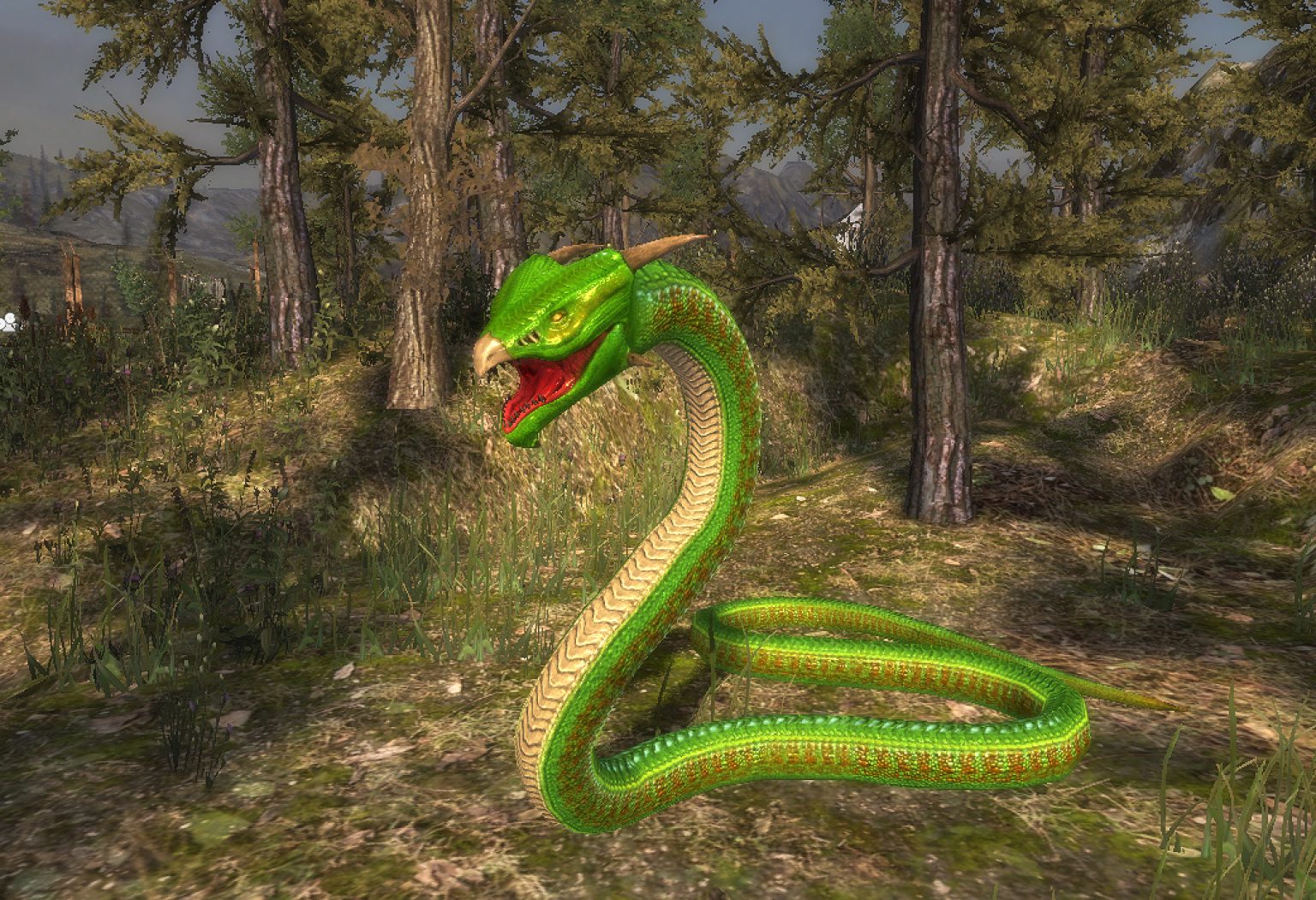 3DRT – Fantasy Snake Low-poly 3D model – Godot Assets Marketplace