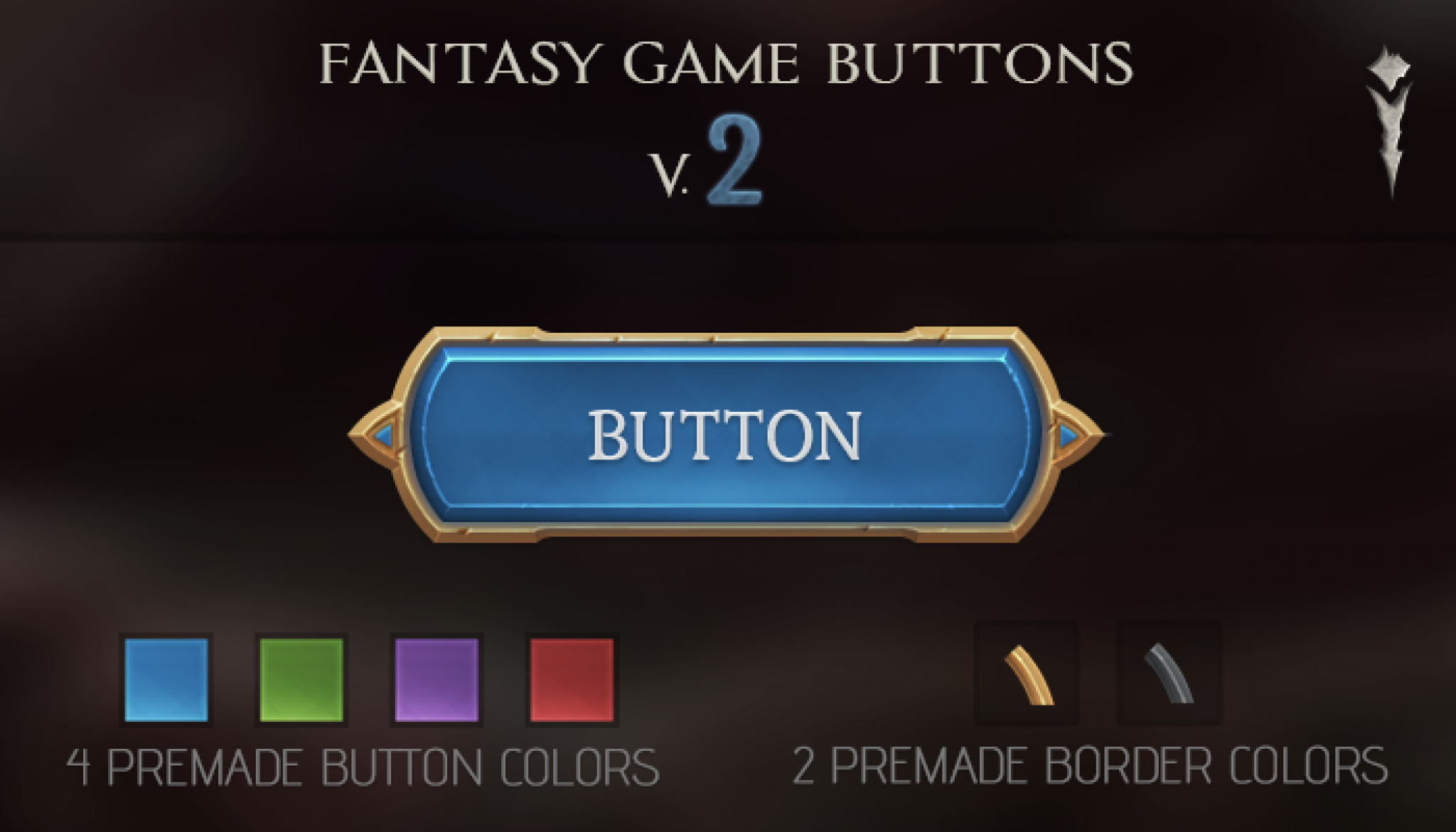 FANTASY GAME BUTTONS V.2 – Godot Assets Marketplace