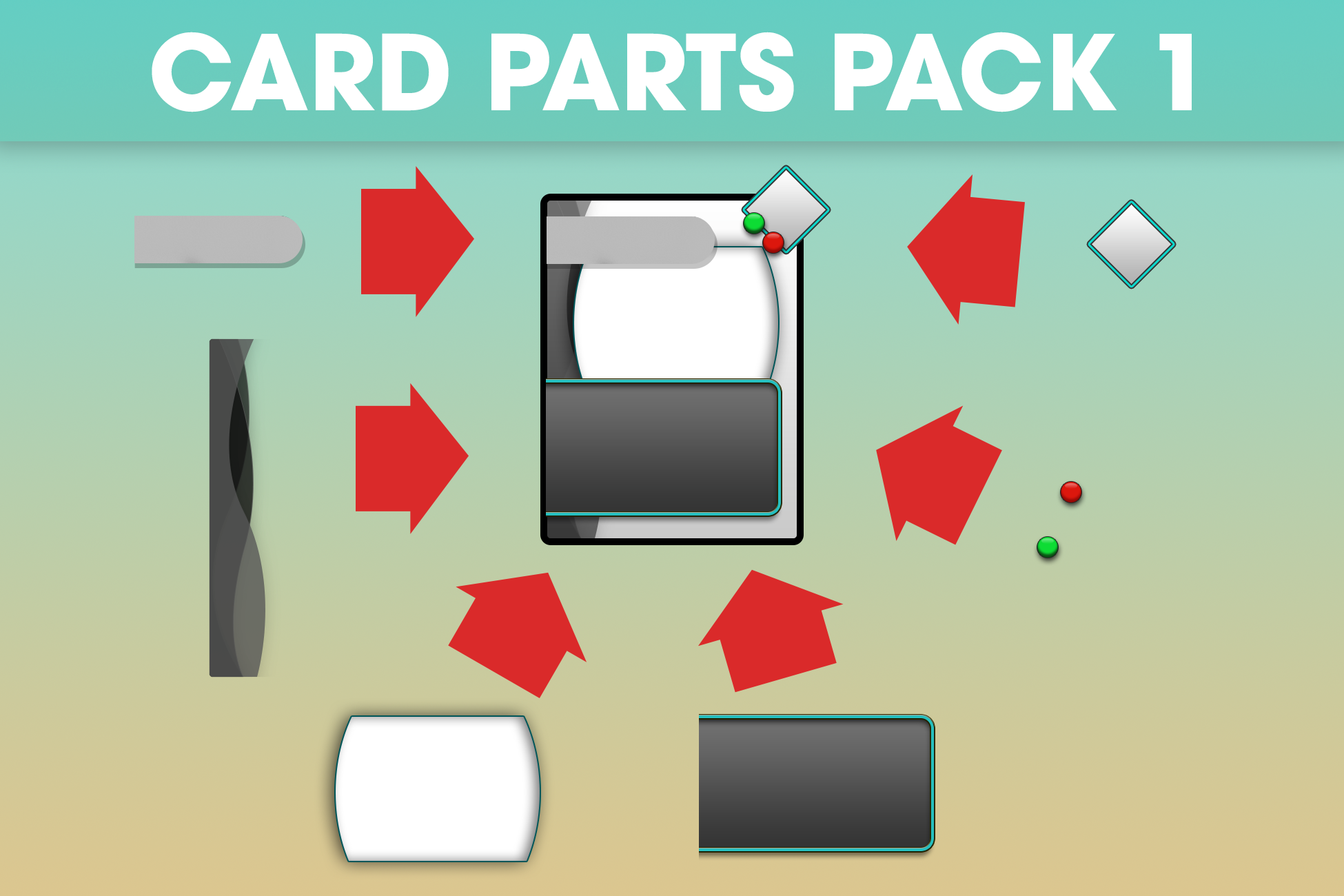 Card Parts Pack 1 – Godot Assets Marketplace