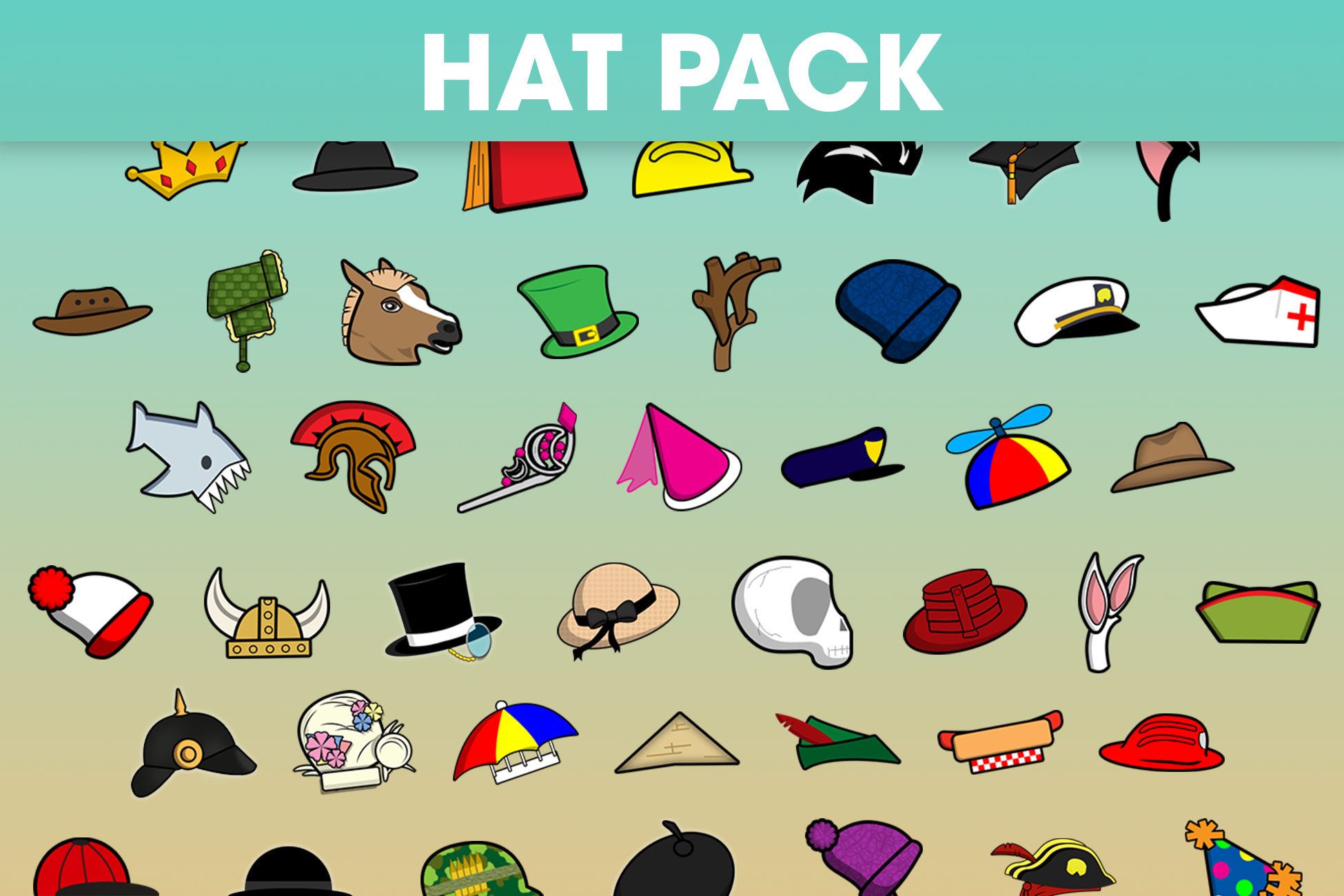Hat Pack Godot Assets Marketplace