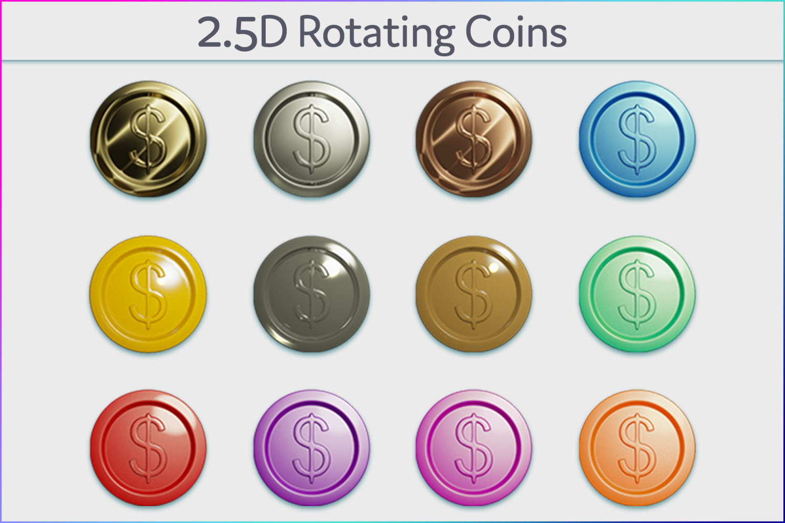 2.5D Rotating Coins – Godot Assets Marketplace