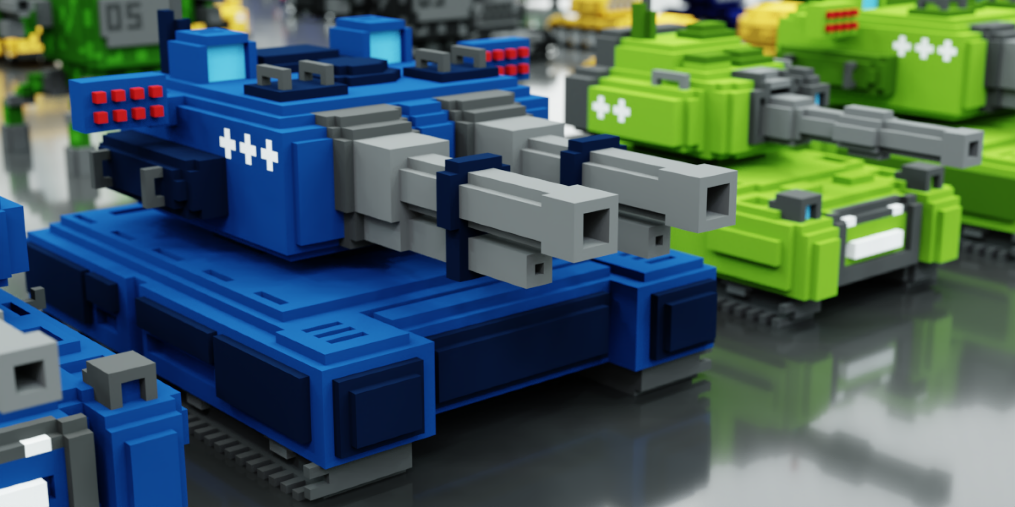 Voxel Combat Vehicles – Godot Assets Marketplace