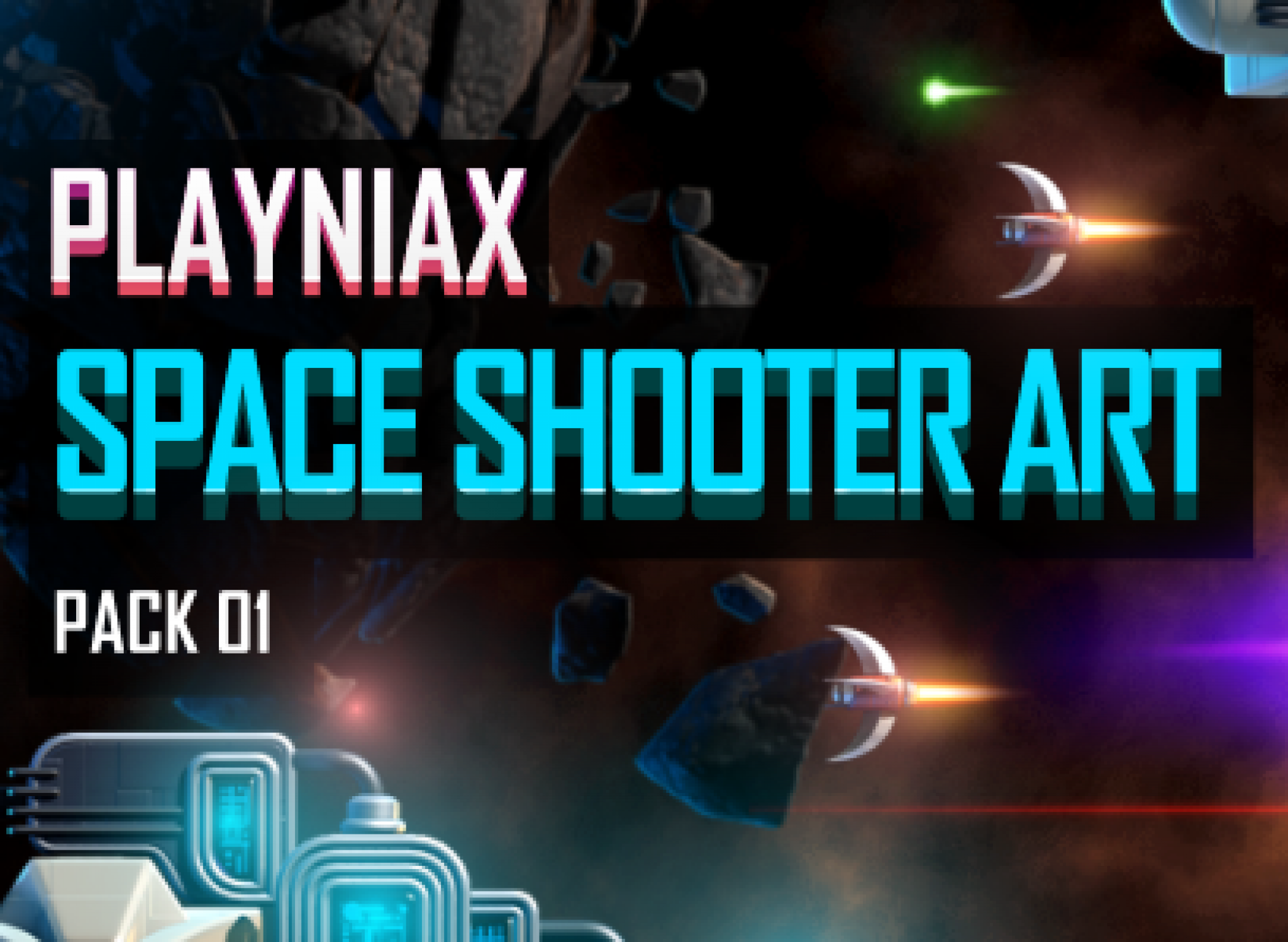 Space Shooter Art Pack 01 – Godot Assets Marketplace