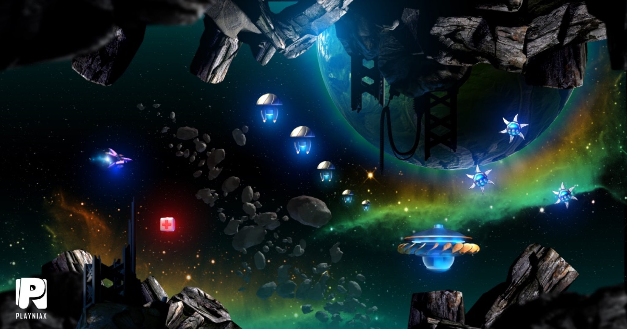 Space Shooter Art Pack 02 – Godot Assets Marketplace