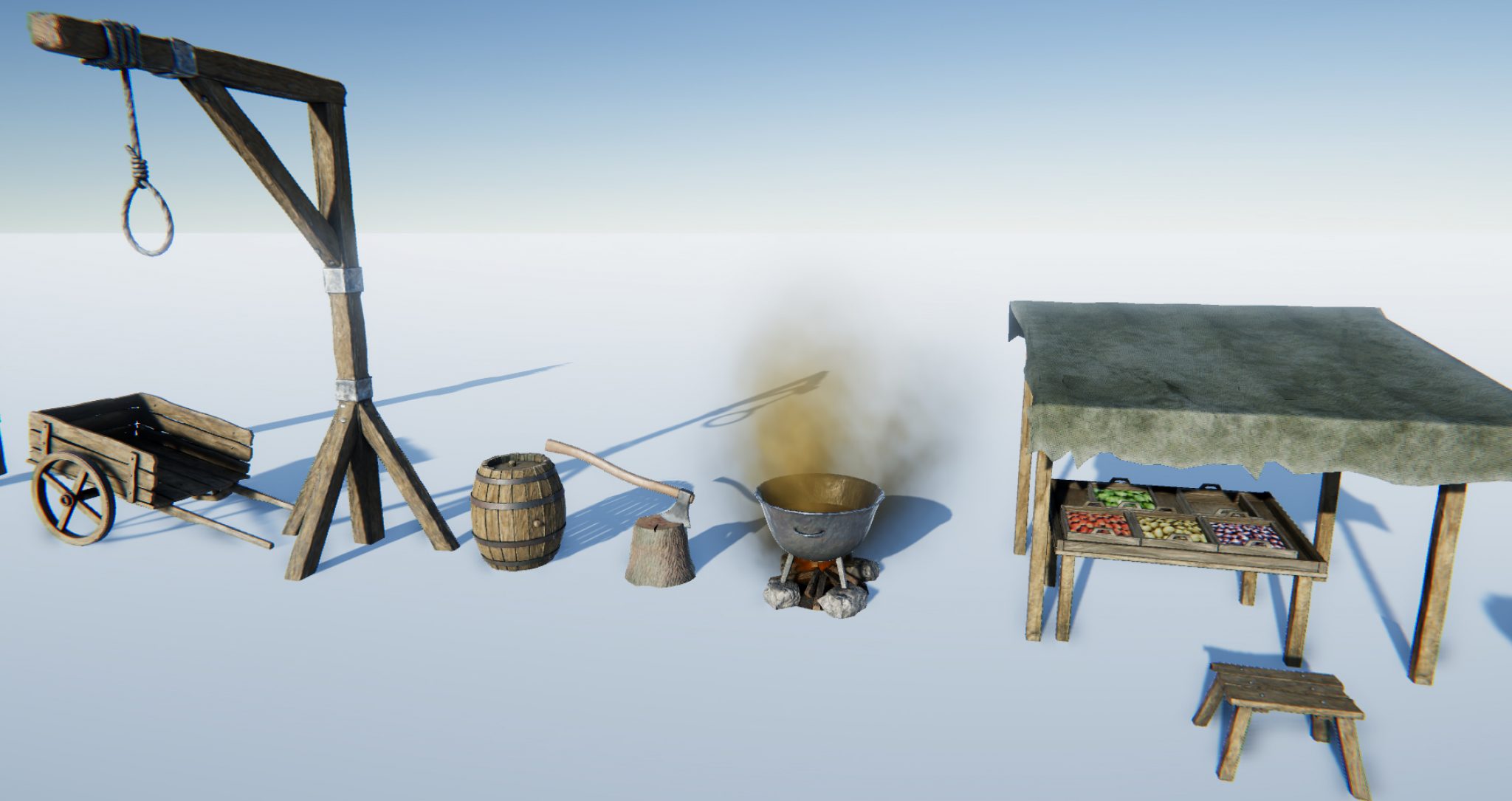 Medieval Props Set – Godot Assets Marketplace