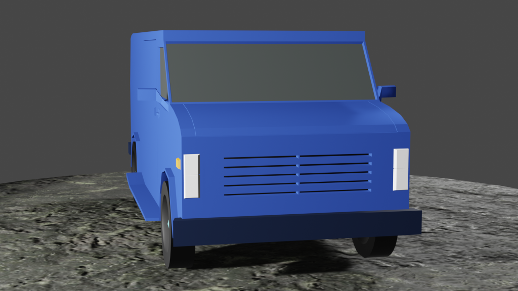 Van-Car-Lowpoly – Godot Assets Marketplace