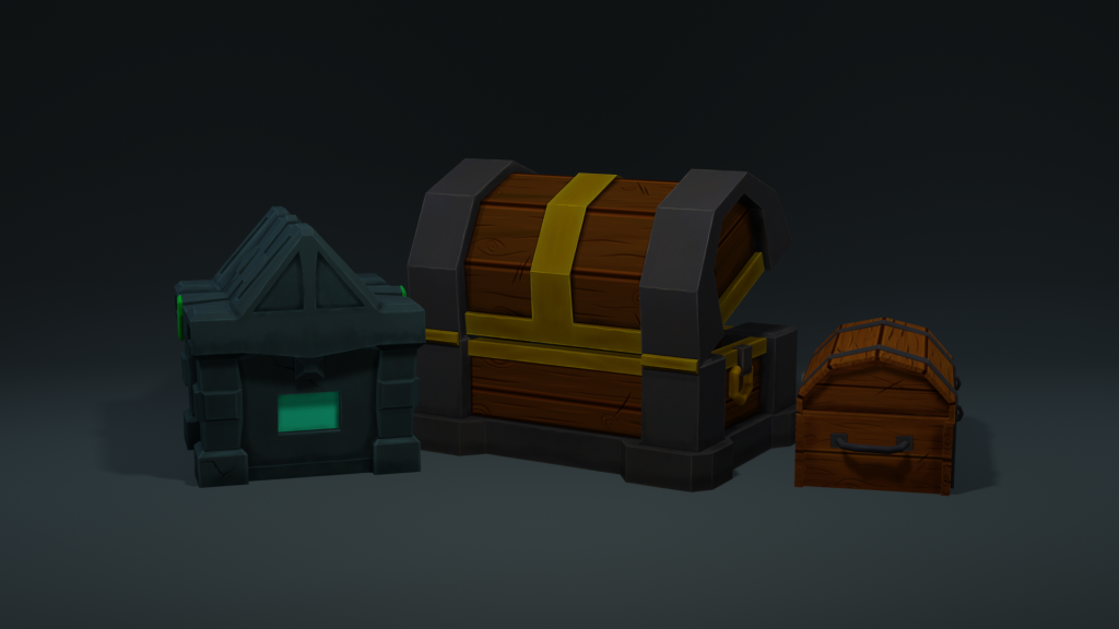 3D Low-Poly Chest – Godot Assets Marketplace