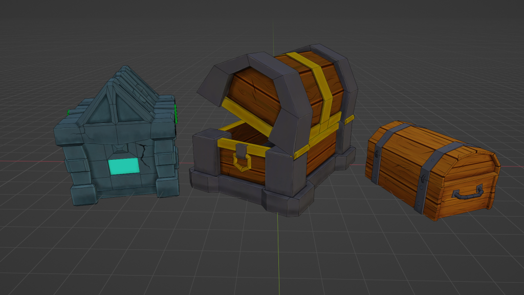 3D Low-Poly Chest – Godot Assets Marketplace