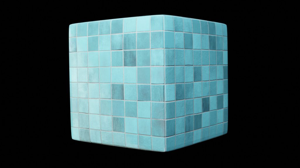 12 Vartiants PBR Small Zelij Tails Textures For Gme Assets or Archviz ...